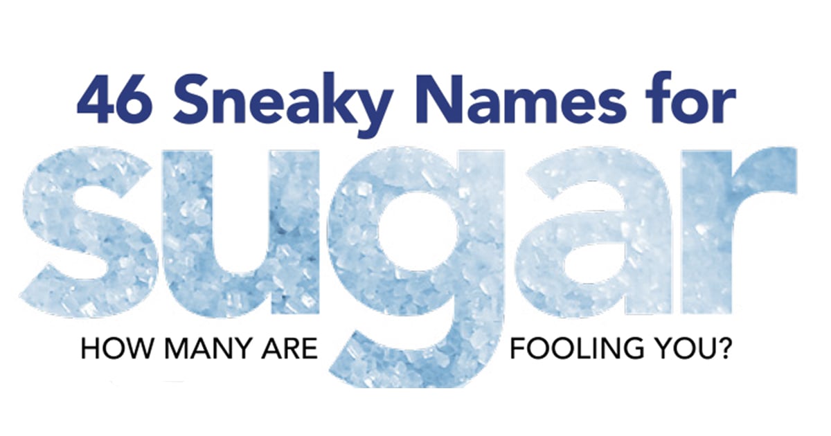 Sugar Names Infographic | POPSUGAR Fitness