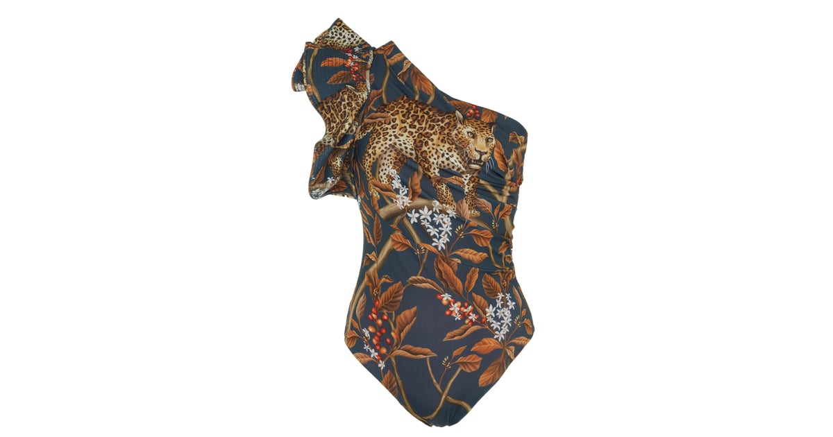 Johanna Ortiz Indonesian Desire Printed One-Shoulder One-Piece | Best ...