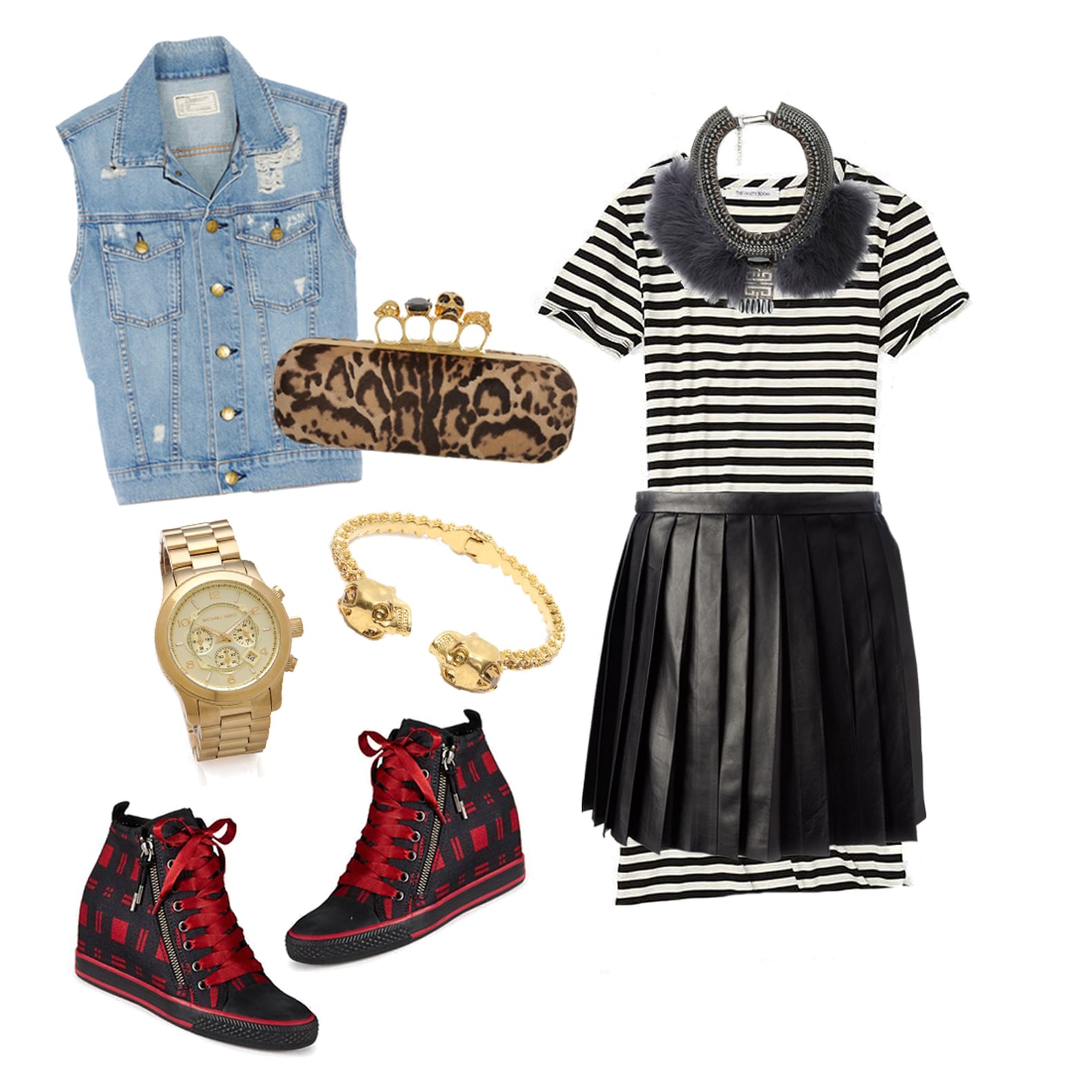 How to Wear a Denim Vest | PS Fashion