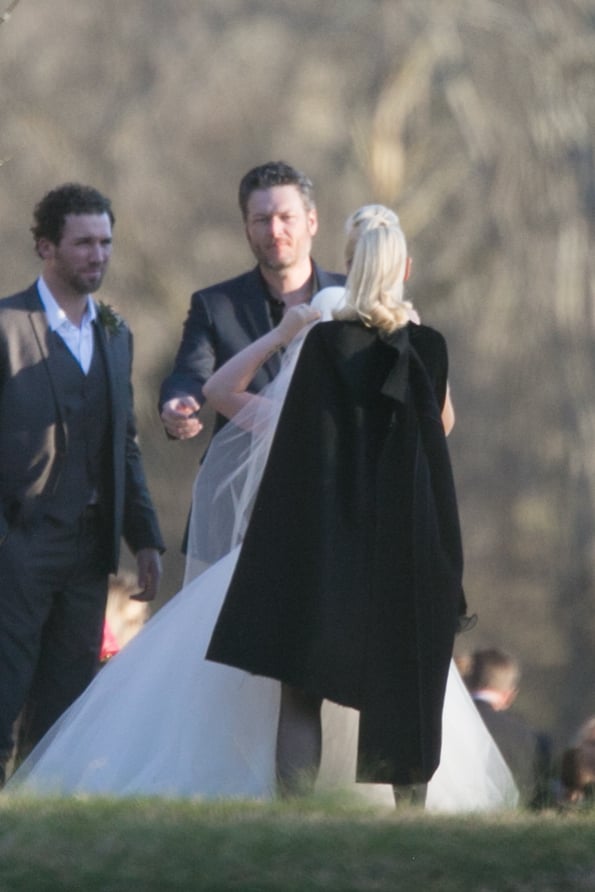 Gwen Stefani and Blake Shelton at RaeLynn's Wedding 2016 | POPSUGAR ...