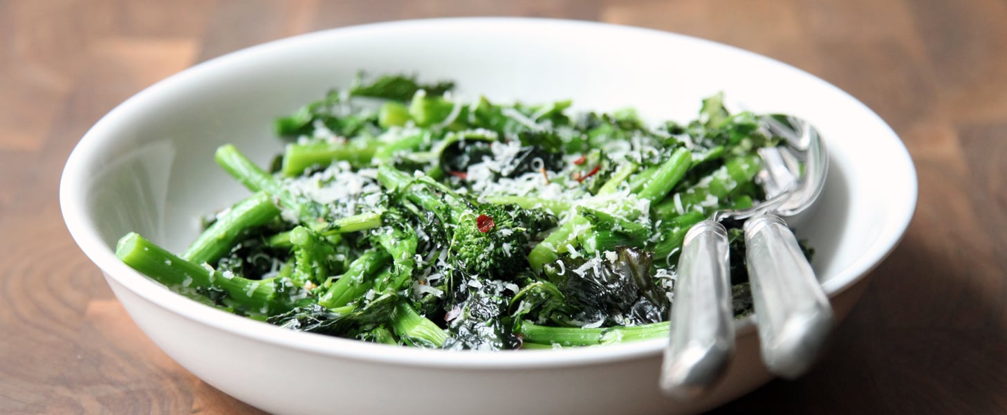 Roasted Broccoli Rabe With Lemon and Parmesan | PS Food