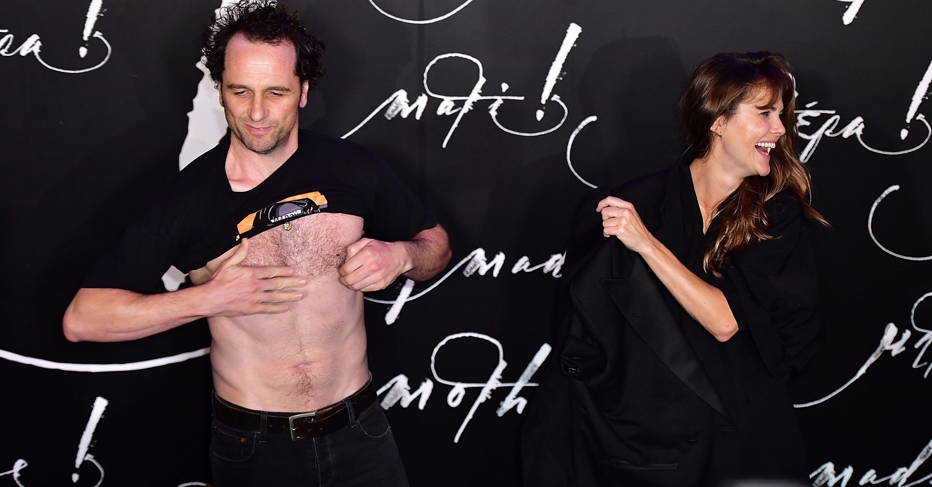 Matthew Rhys and Keri Russell at Mother NYC Premiere 2017 | POPSUGAR ...