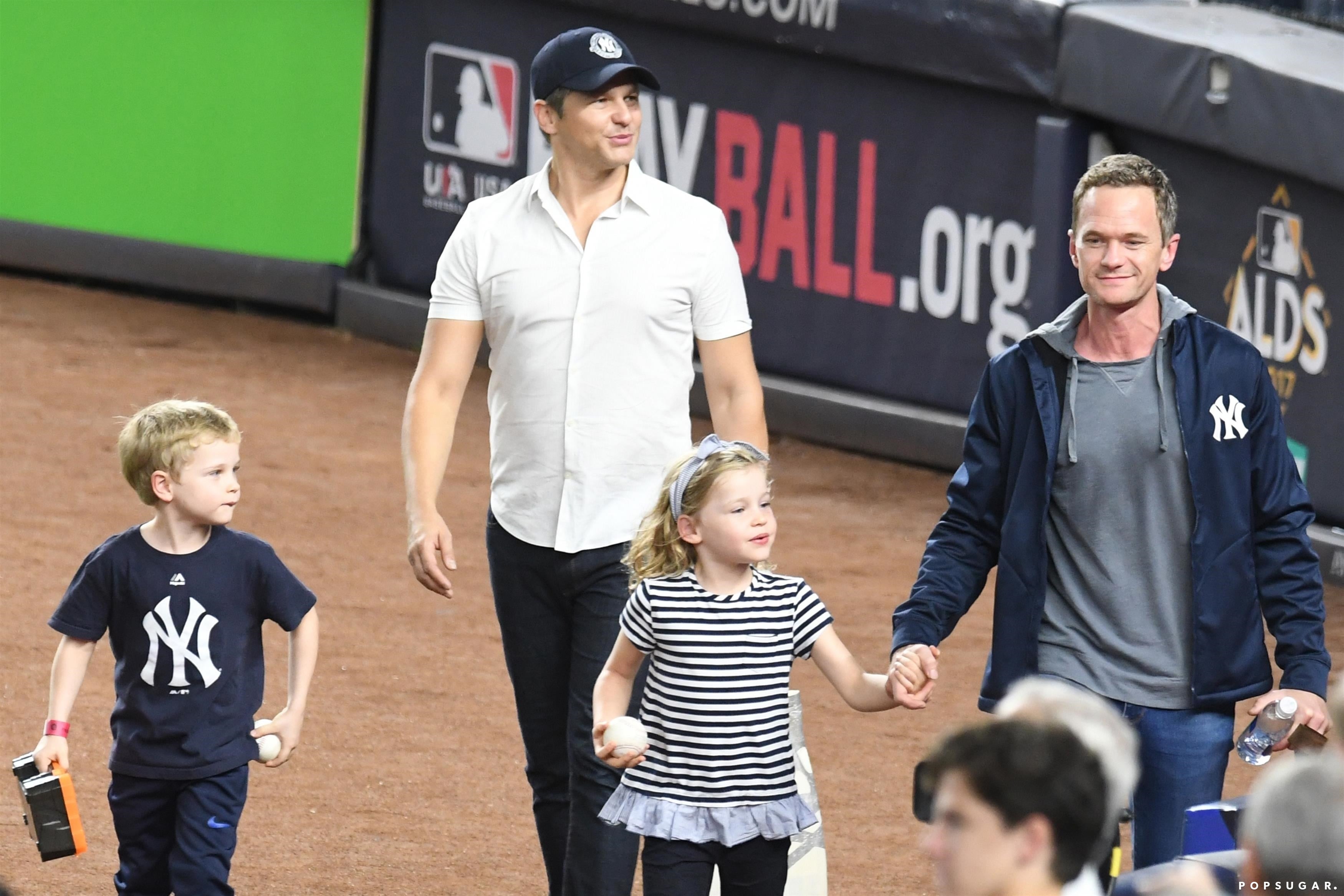 Neil Patrick Harris and His Family at NY Yankees Game 2017 | PS Celebrity