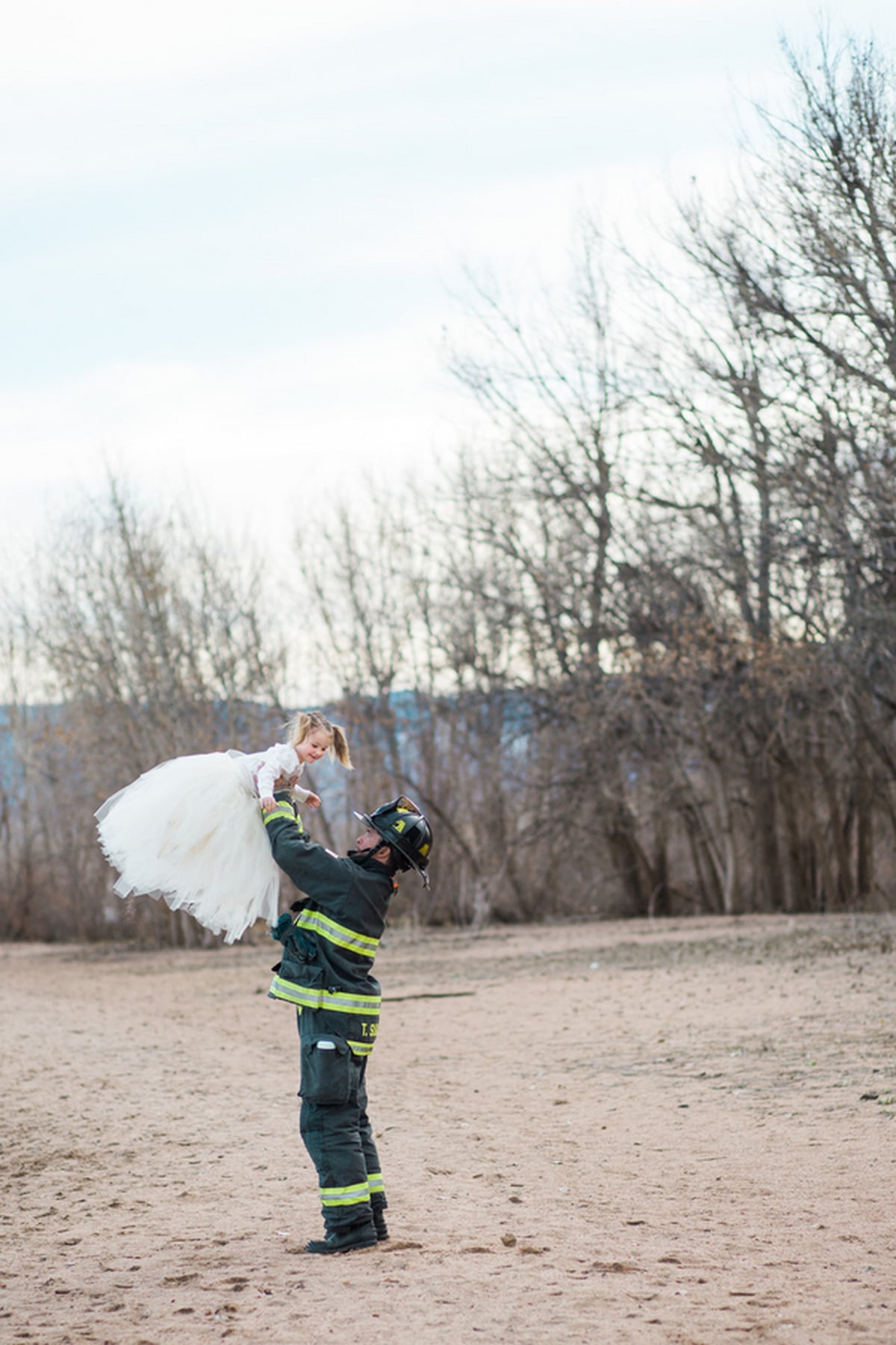 Father and Daughter Firefighter Photo Shoot | PS Family