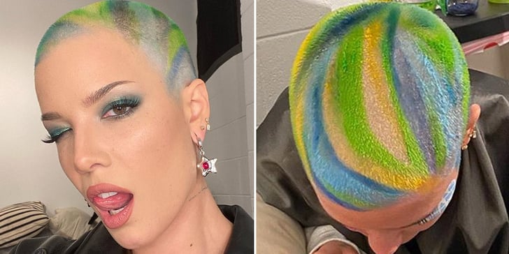 Halsey Reveals Her New Shaved Head in Funny TikTok Video | POPSUGAR Beauty