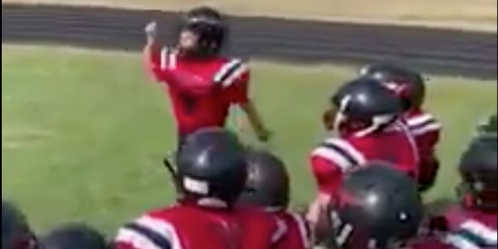 Boy Gives Football Team Motivational Pep Talk | POPSUGAR Family