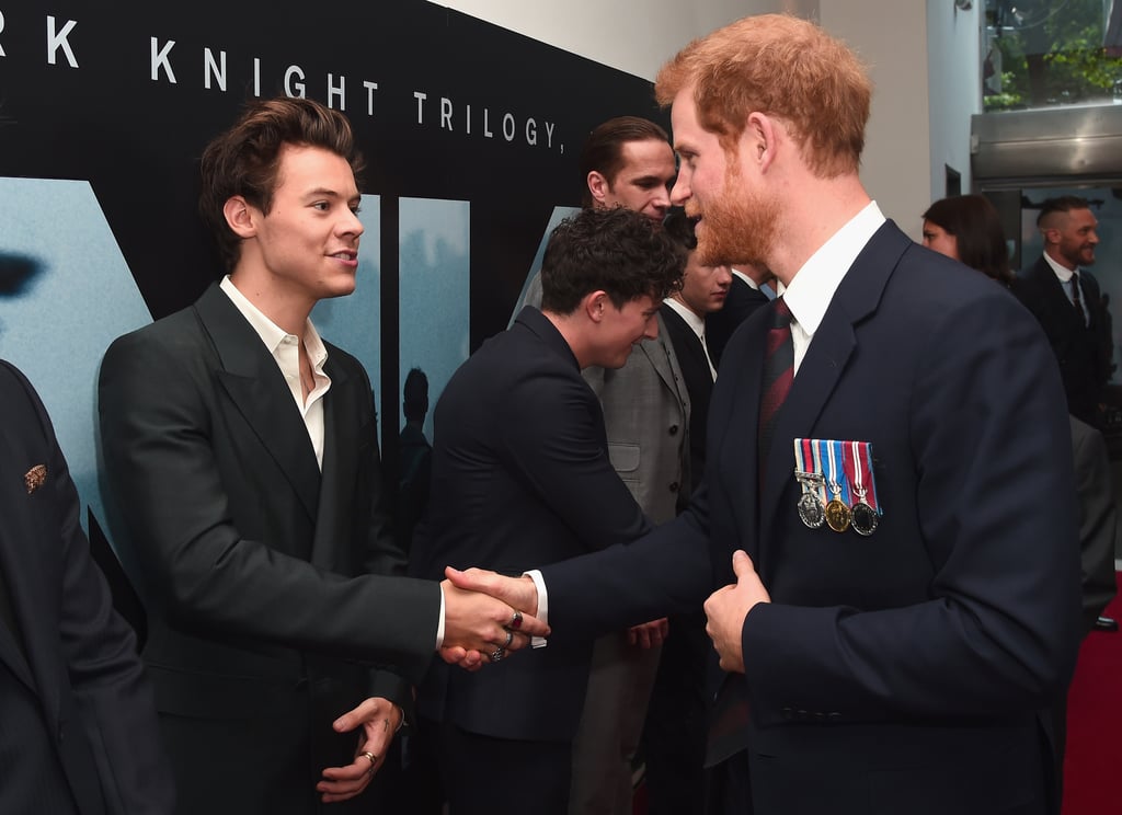 Prince Harry and Harry Styles at Dunkirk Premiere in London | POPSUGAR ...