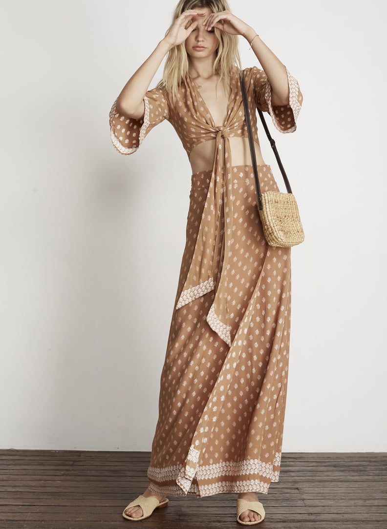 Shay Mitchell Printed Vacation Dress in Tulum Jan. 2017 | PS Fashion