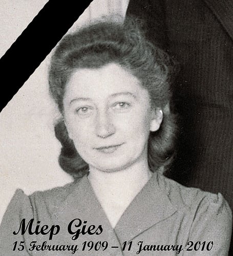 Anne Franks Protector Miep Gies Passes Away At 100 Popsugar Love And Sex