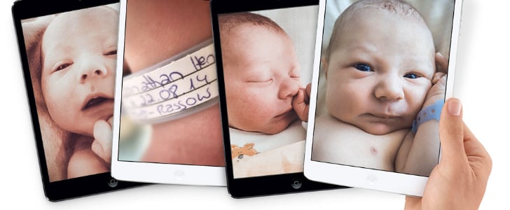 iPad-Themed Baby Announcement | POPSUGAR Tech
