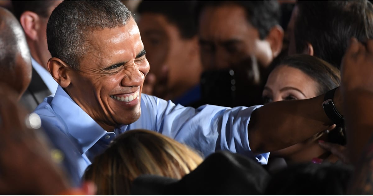 President Obama Laughs at Trump For Losing Twitter Access | POPSUGAR News