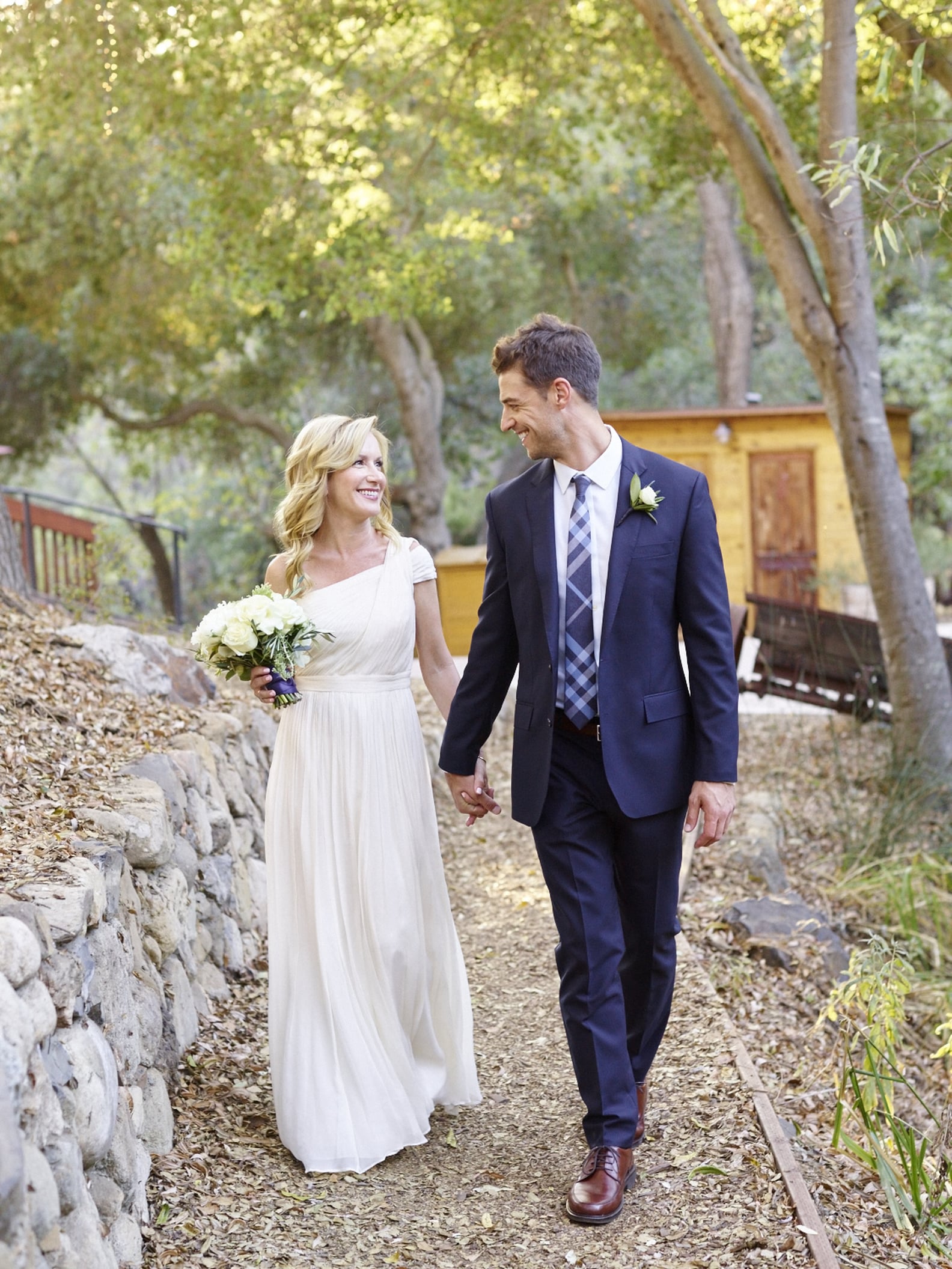 Angela Kinsey's Wedding Dress | PS Fashion