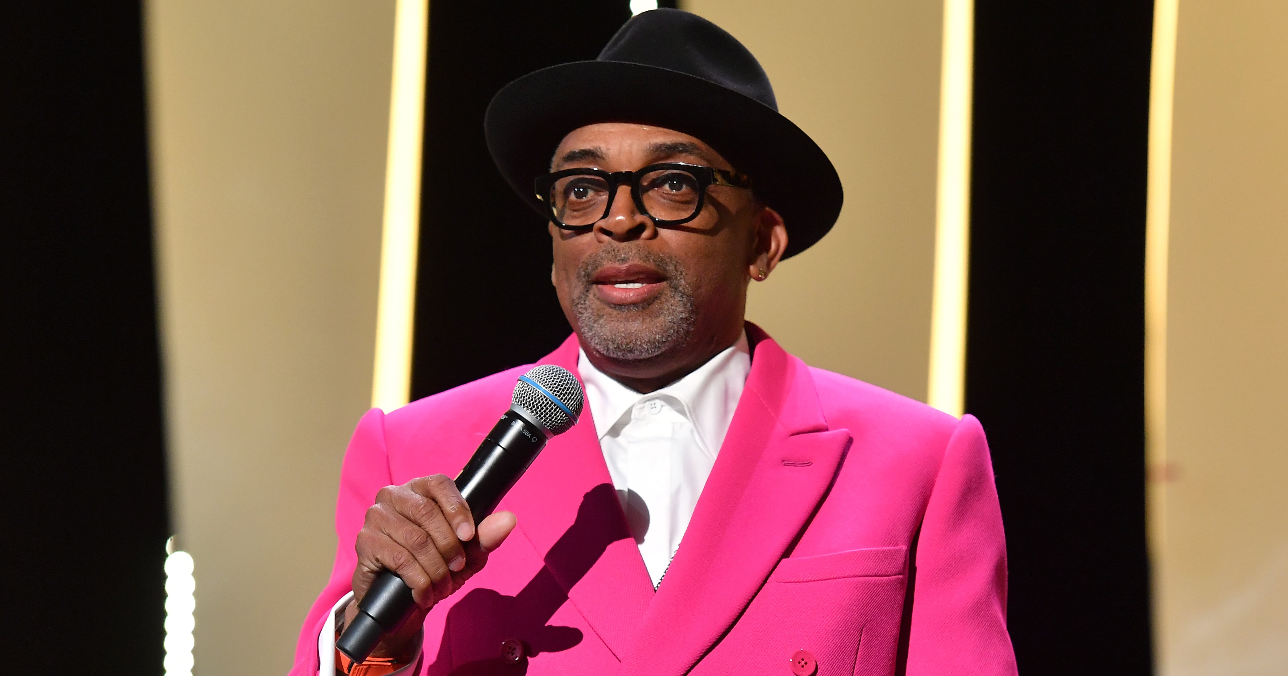 Spike Lee Denounces American Racism at Cannes Festival | POPSUGAR Celebrity
