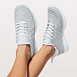 Silver Reflective APL Sneakers | POPSUGAR Fitness