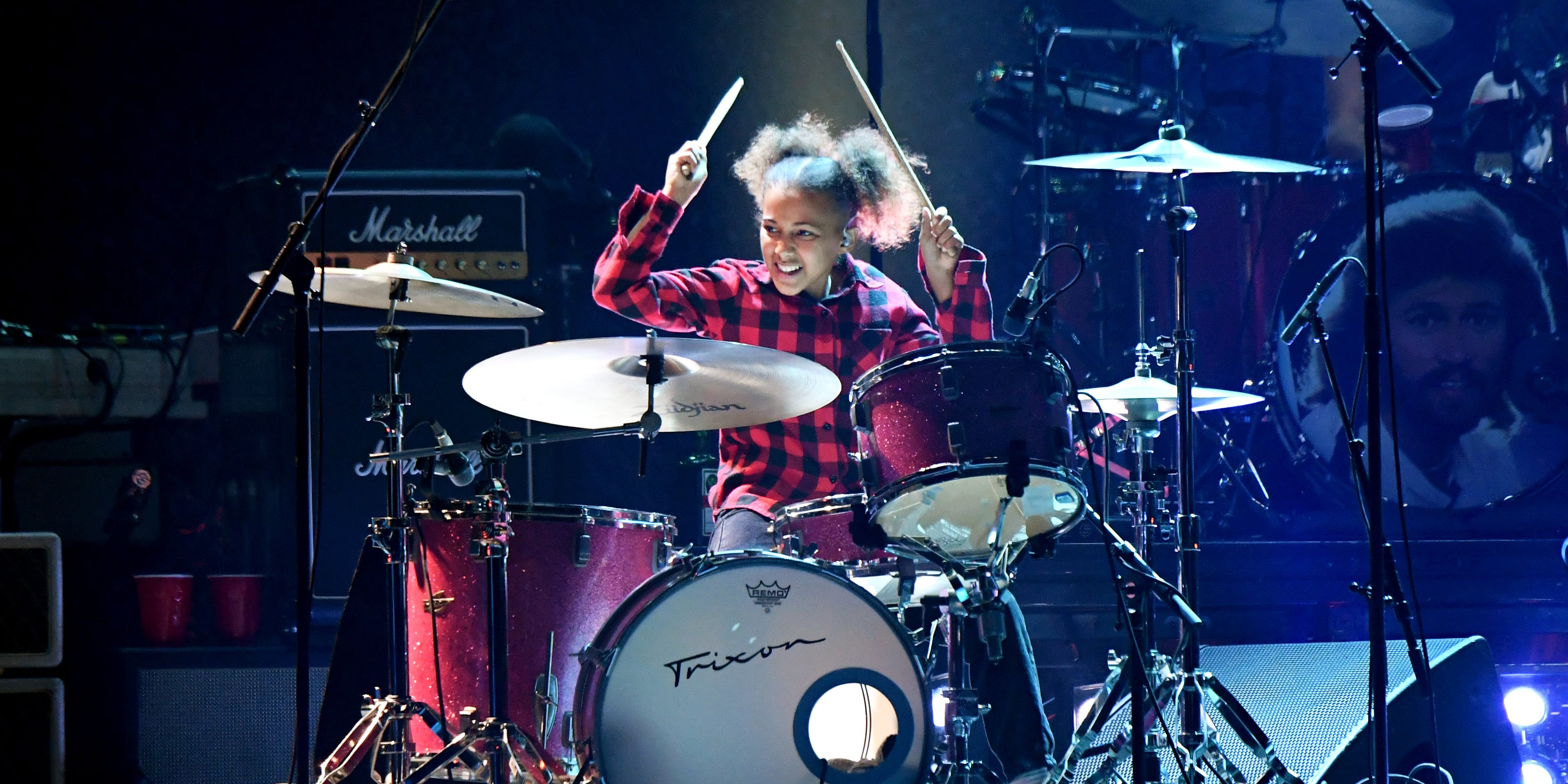 Watch 11-Year-Old Nandi Bushell Drum For Foo Fighters | PS Family