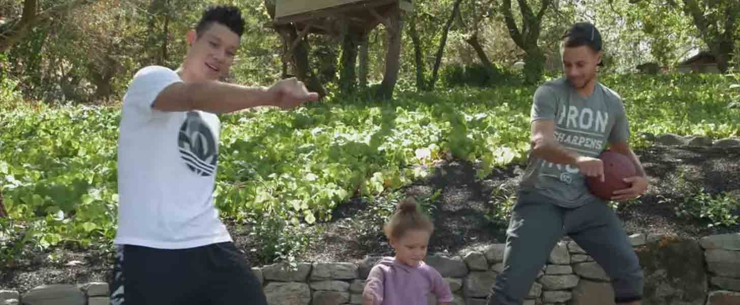 Riley Curry Dancing in Jeremy Lin's YouTube Video | PS Celebrity
