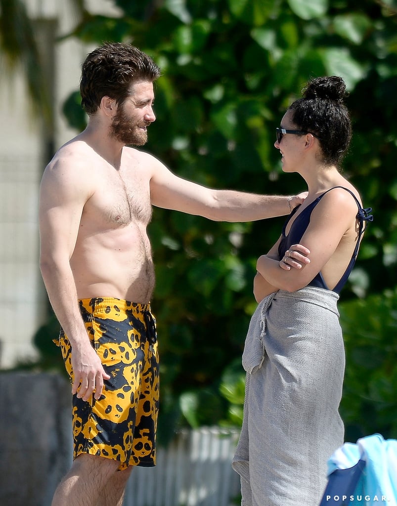 Jake Gyllenhaal Surfing in St. Barts December 2016 | POPSUGAR Celebrity