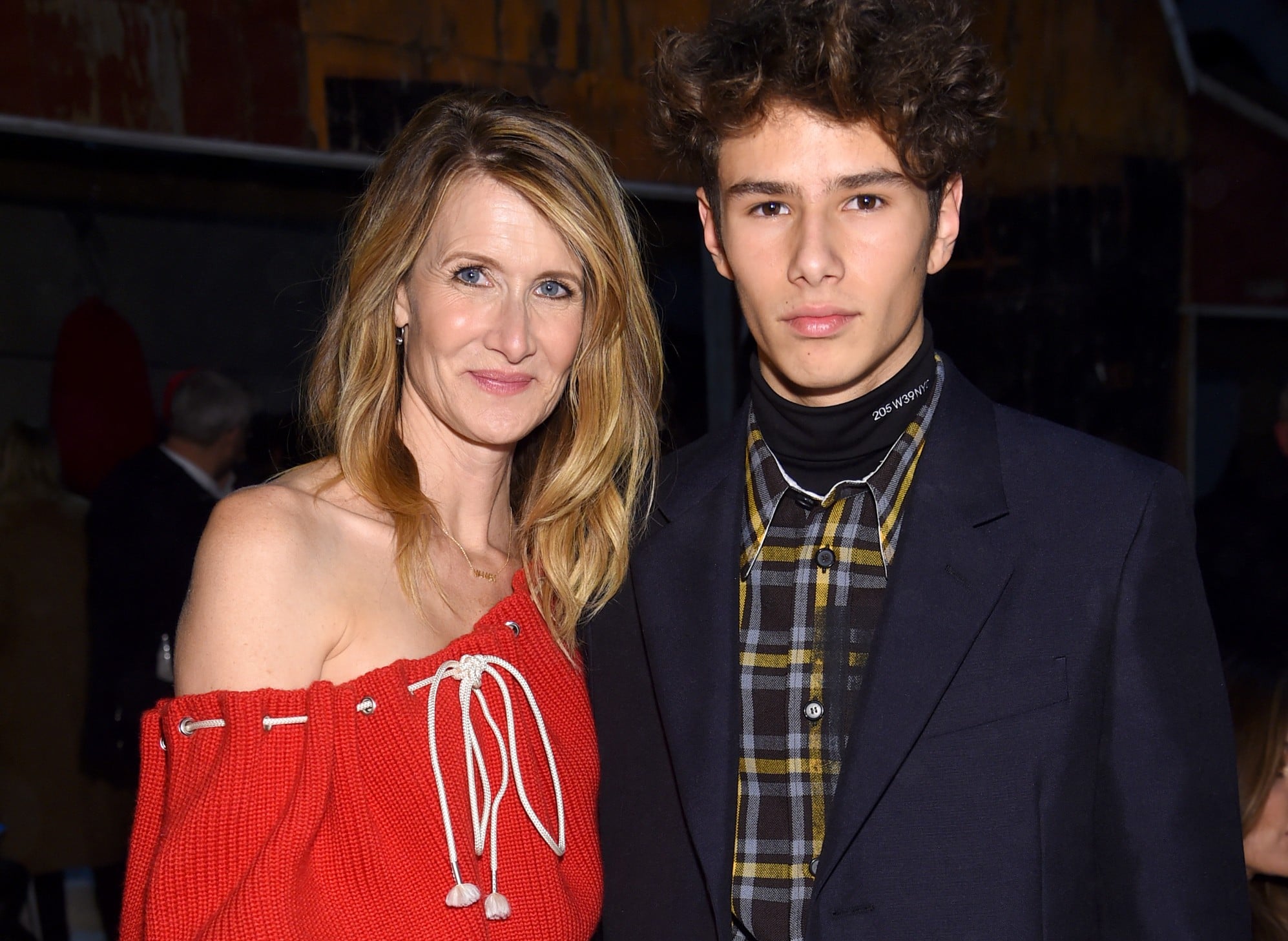 Laura Dern and Son Ellery Harper at Calvin Klein Show 2018 | PS Celebrity