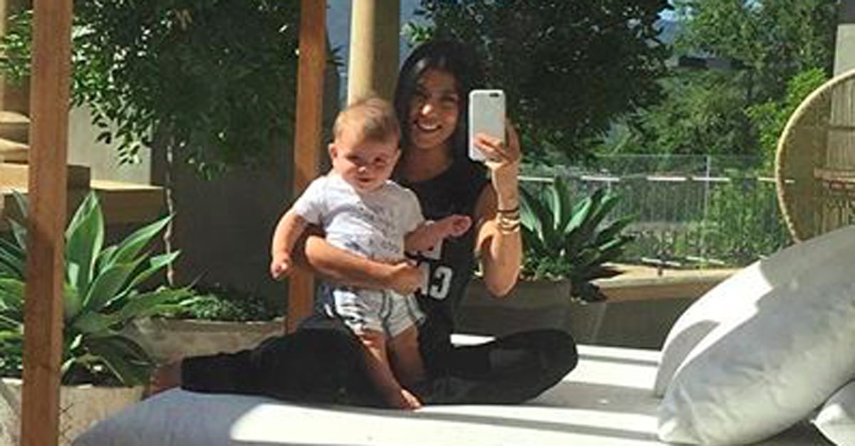 Kourtney Kardashian Posts Instagram Pictures With Baby Reign | PS Celebrity
