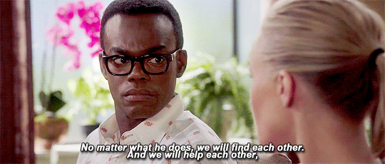 The Good Place Chidi and Eleanor GIFs | PS Entertainment
