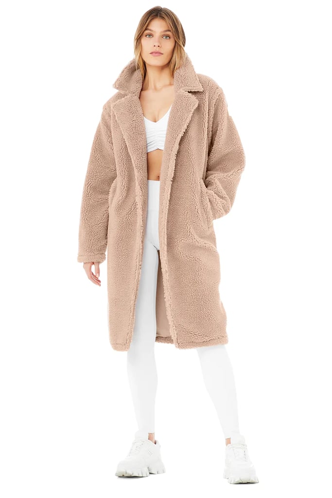 Alo Yoga Oversized Sherpa Trench | The Best Teddy Coats for Fall/Winter ...