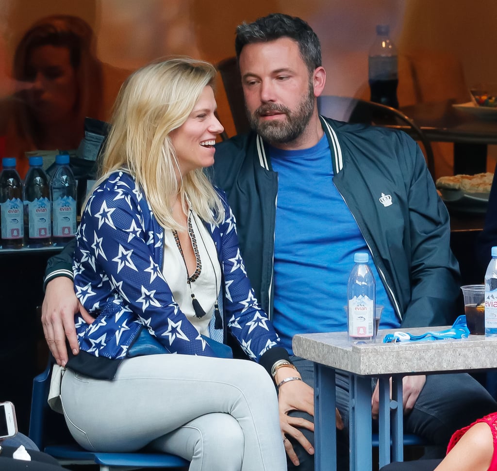 Ben Affleck and Lindsay Shookus at the US Open | POPSUGAR Celebrity