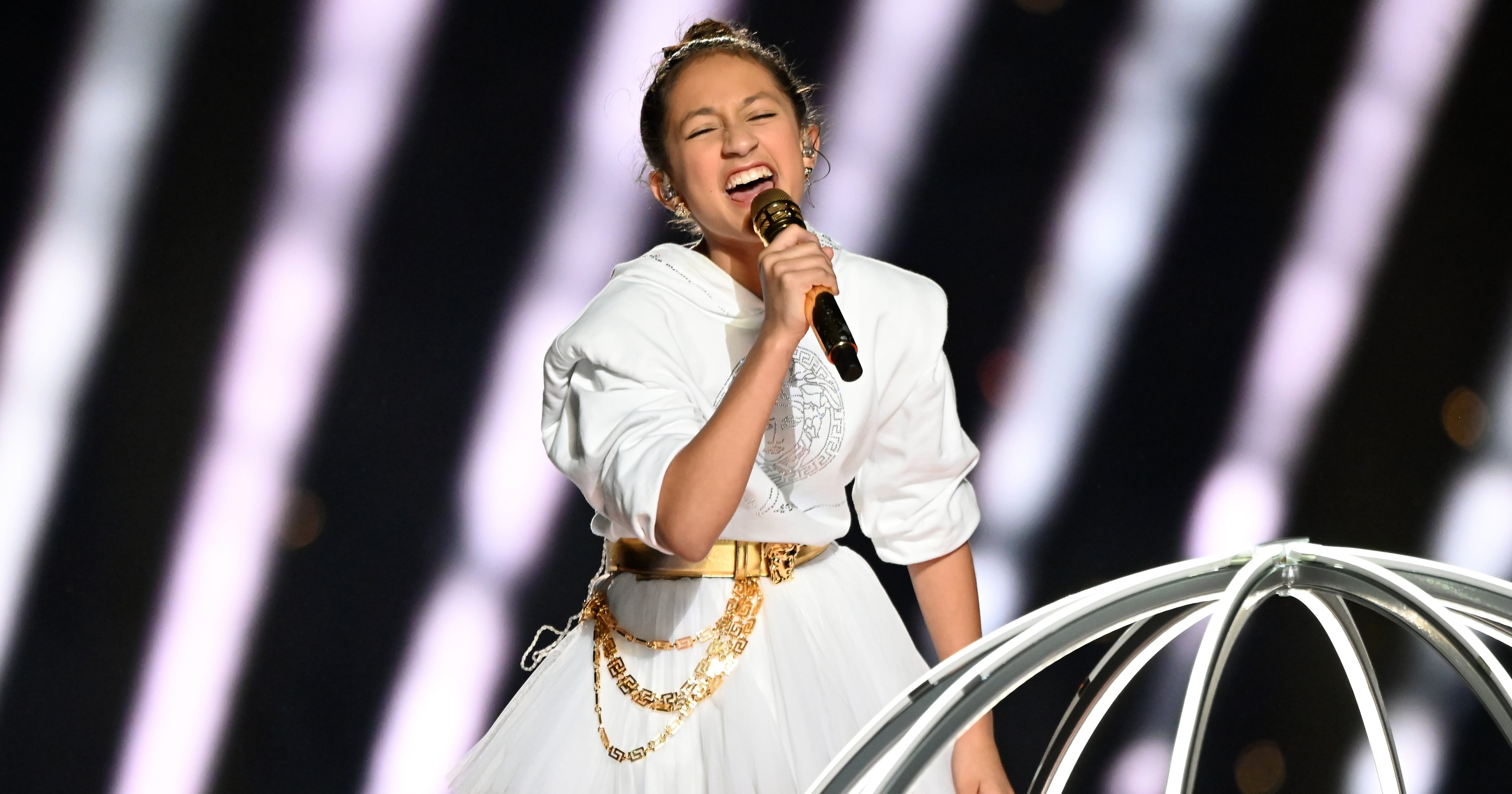 Marc Anthony's Response to Daughter Emme at the Super Bowl | PS Family