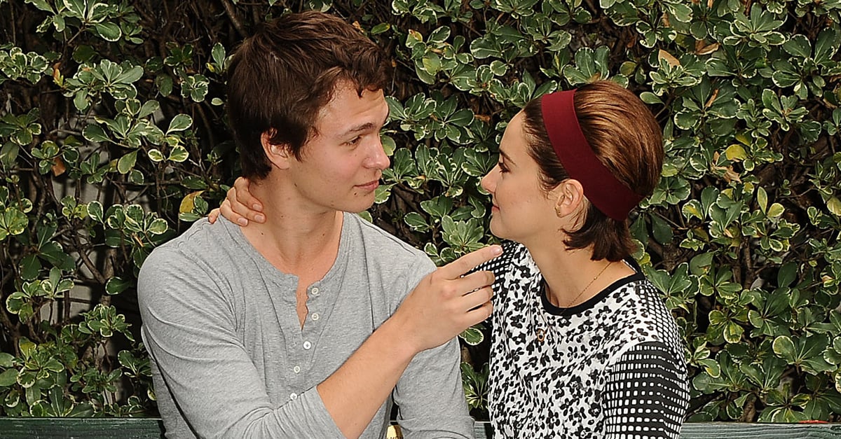 Ansel Elgort and Shailene Woodley Recreate TFIOS Bench Scene | POPSUGAR ...