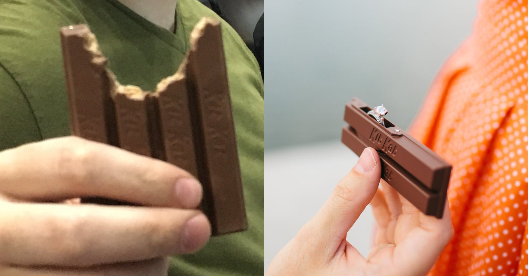Guy Who Goes Viral For Eating Kit Kat Wrong Proposes | POPSUGAR Family