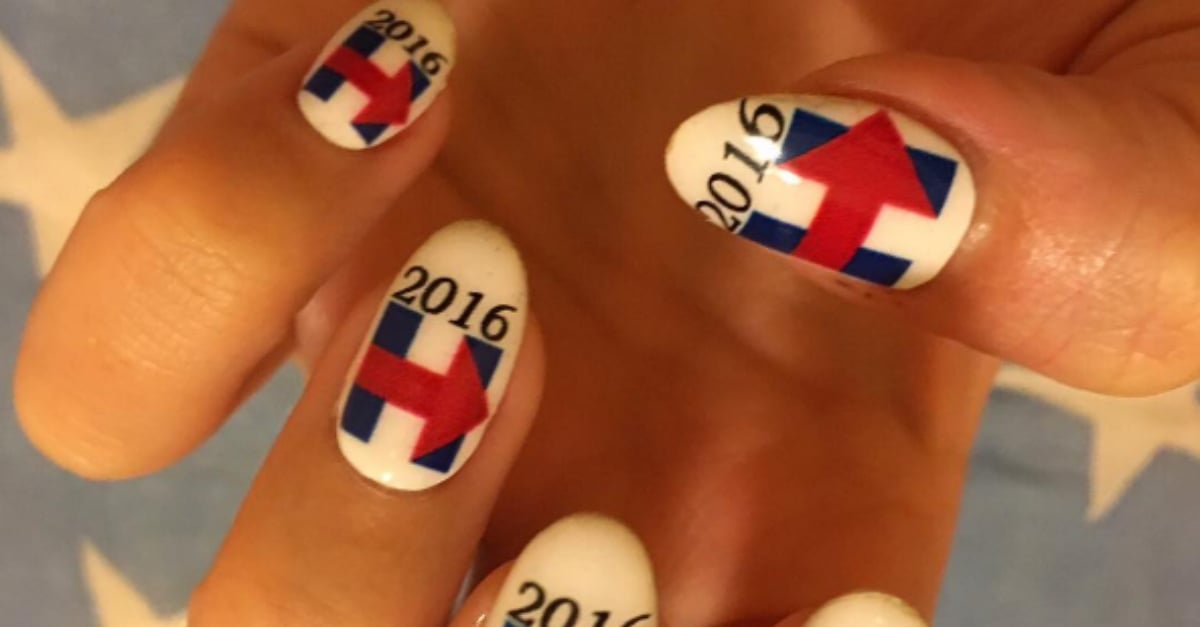Political Nail Art 2016 | POPSUGAR Beauty