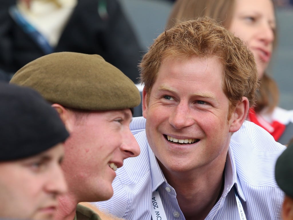 Prince Harry's Photobomb at the Commonwealth Games | POPSUGAR Celebrity
