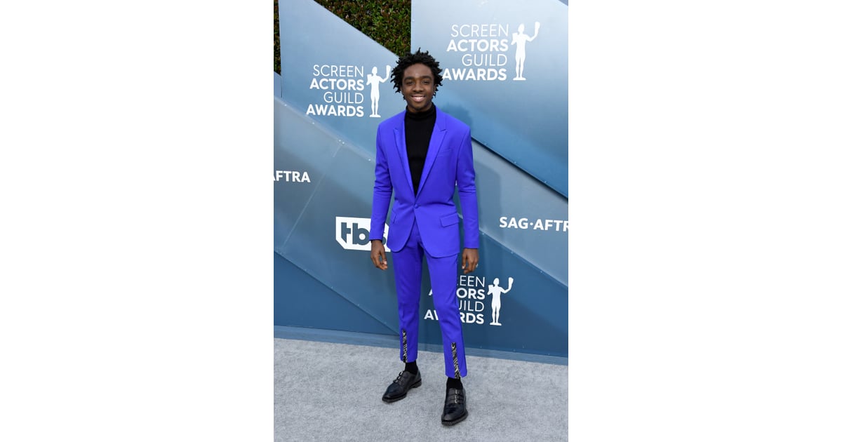 Caleb McLaughlin at the 2020 SAG Awards | See Every Look From the 2020 ...
