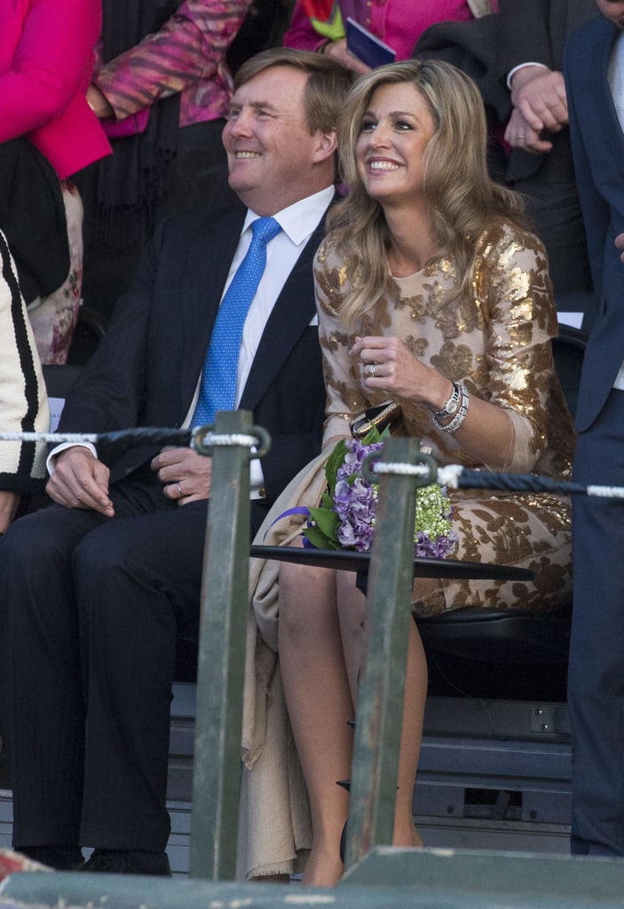 Queen Maxima Gold Natan Dress at Liberation Day Concert 2016 | POPSUGAR ...
