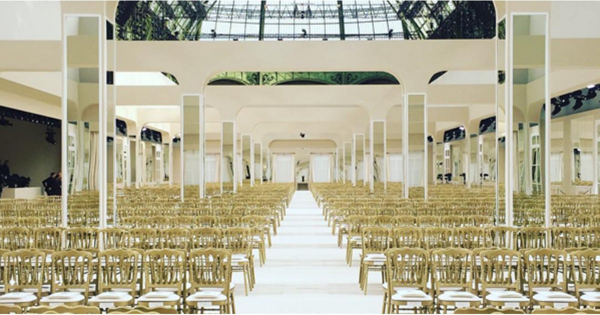 Chanel Runway Set Fall 2016 | POPSUGAR Fashion