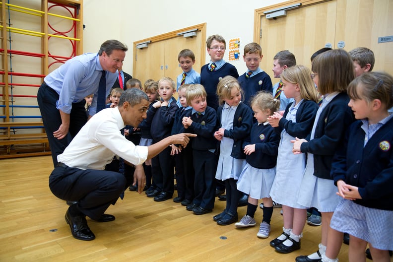 President Barack Obama's Best Pictures With Kids | POPSUGAR Celebrity