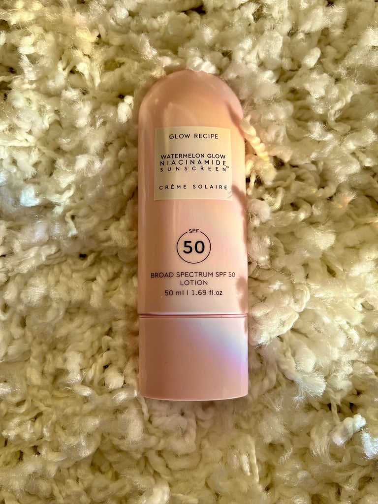 Glow Recipe Watermelon Glow Niacinamide Sunscreen Review | POPSUGAR Beauty