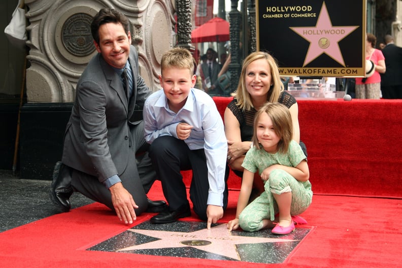 Paul Rudd With His Family on the Hollywood Walk of Fame | PS Celebrity