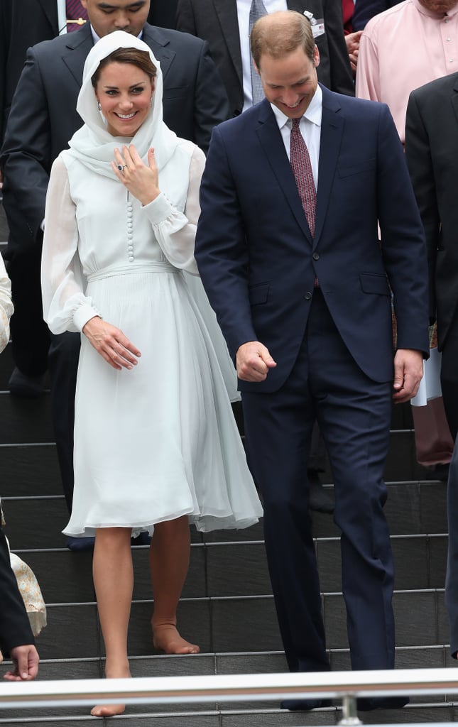 Kate Middleton Feet Mosque