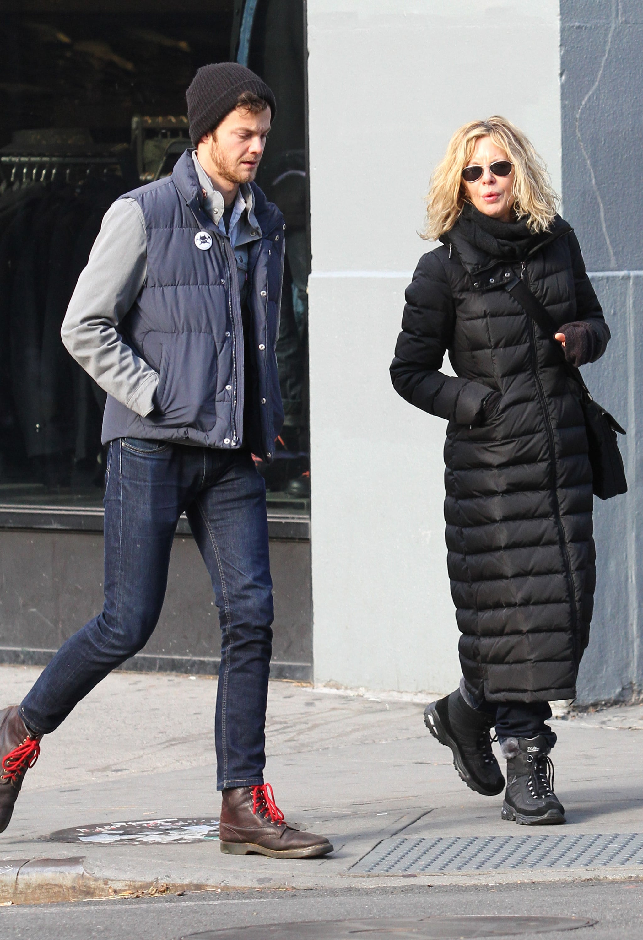 Meg Ryan and Son Jack Out in NYC November 2016 | POPSUGAR Celebrity