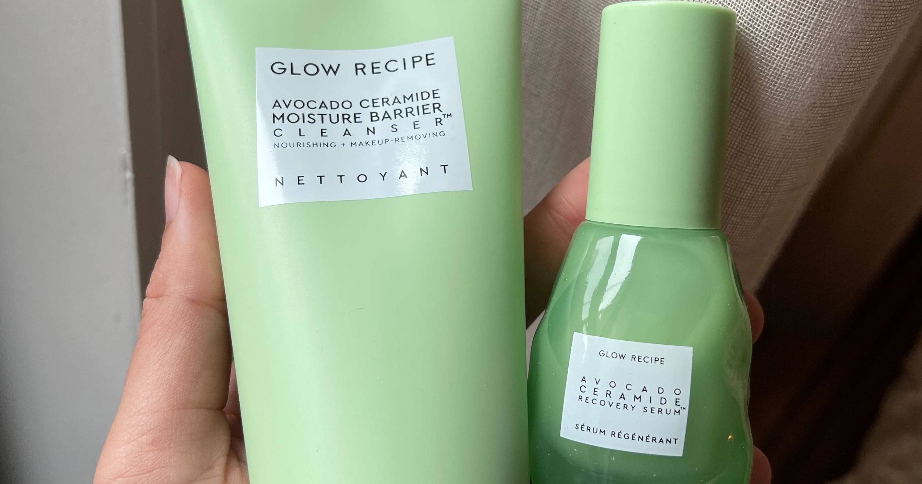 Glow Recipe Avocado Cleanser and Serum Review With Photos | PS UK Beauty