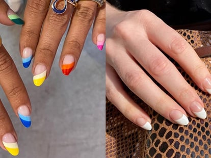 Nail-Art Trend 2020: Slanted French Manicure | POPSUGAR Beauty