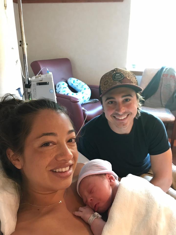 It Works Pregnancy Announcement Couple Have Baby Boy | POPSUGAR Family