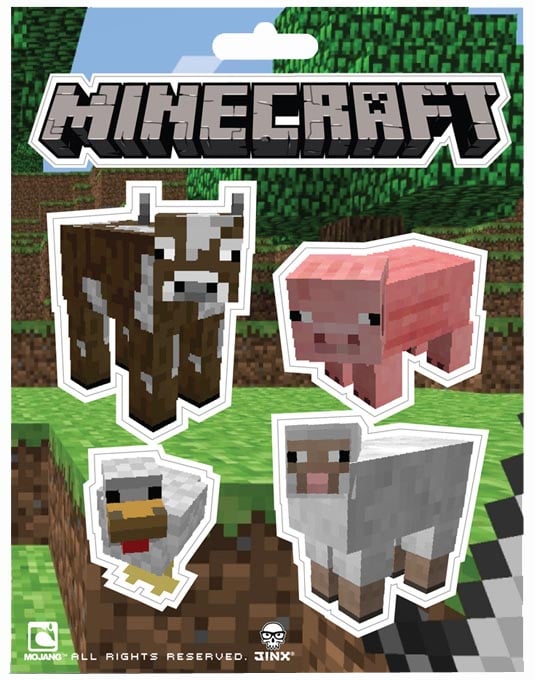 Minecraft Logo Sticker