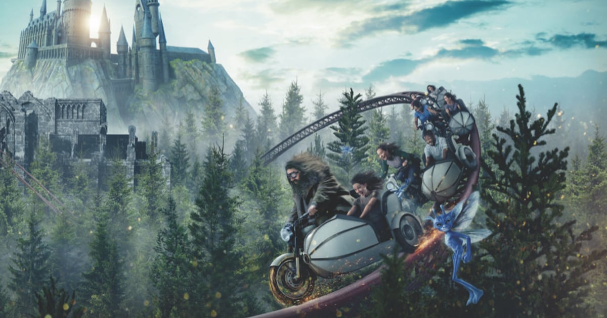 New Hagrid Roller Coaster at Wizarding World of Harry Potter | POPSUGAR ...