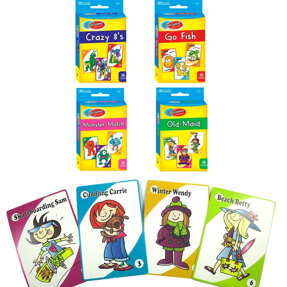 4 Classic Childrens Card Games The Best Toys And Gift Ideas For 4
