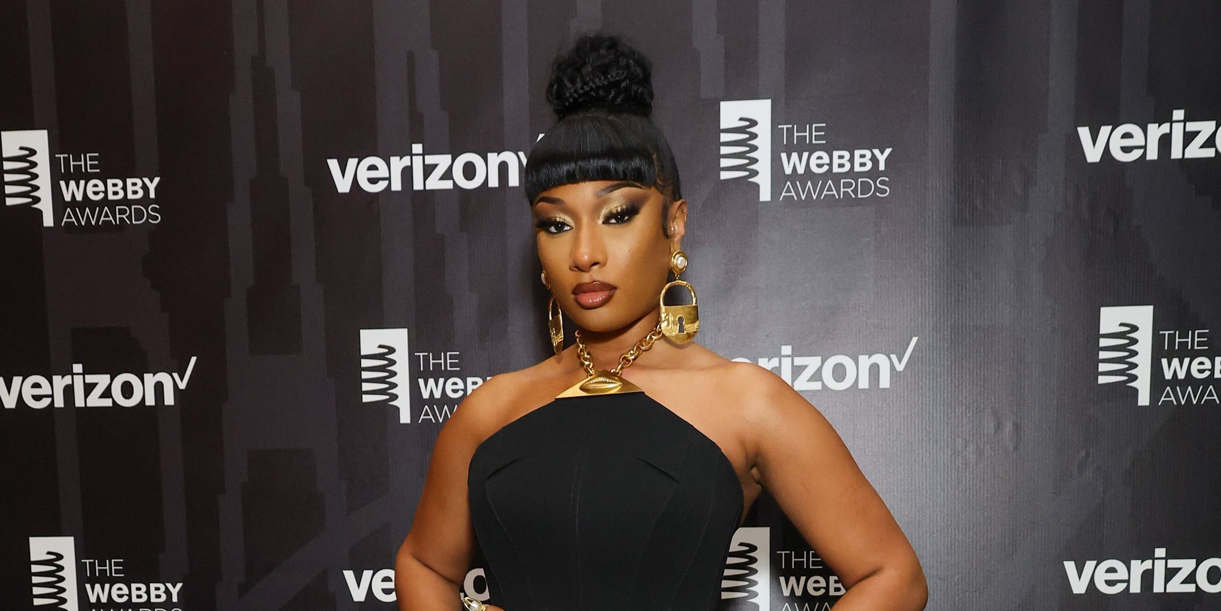 Megan Thee Stallion’s Spiky Y2K Updo Hairstyle | PS Beauty