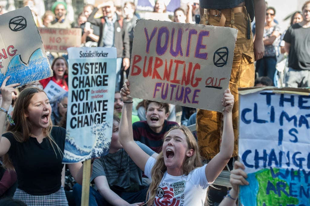 Students Protesting at the Global Climate Strike 2019 | POPSUGAR News