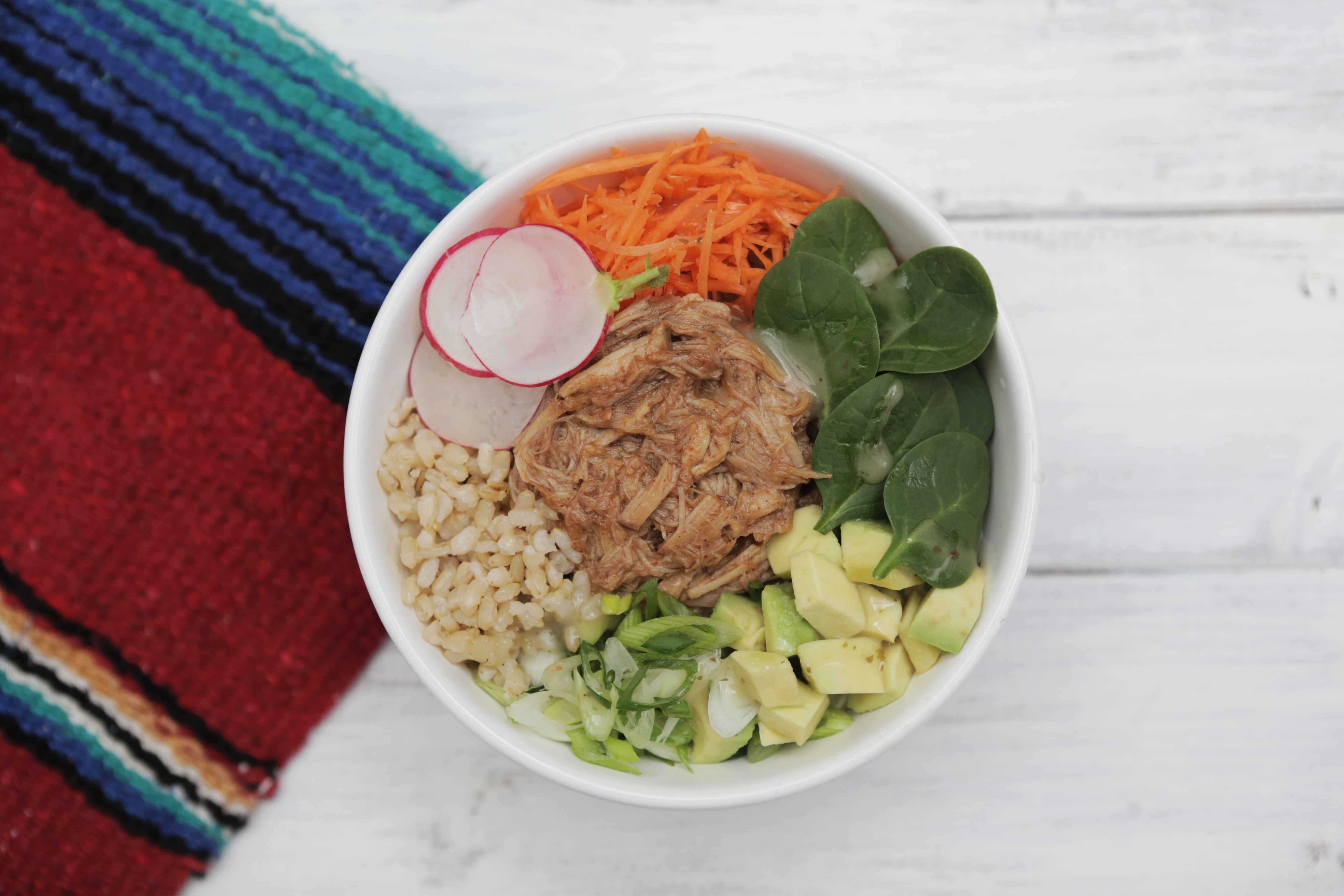 Bbq Pulled Pork Rice Bowl Recipe Popsugar Food