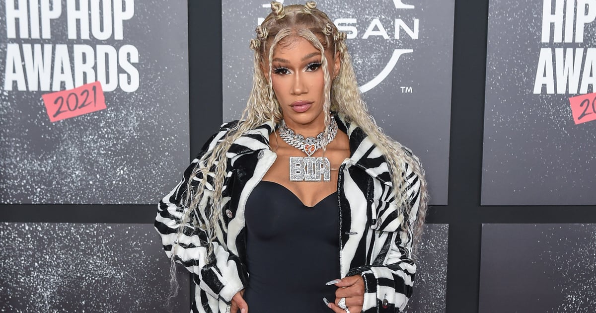 BIA's Bottega Veneta Zebra Coat | BET Hip Hop Awards | PS Fashion