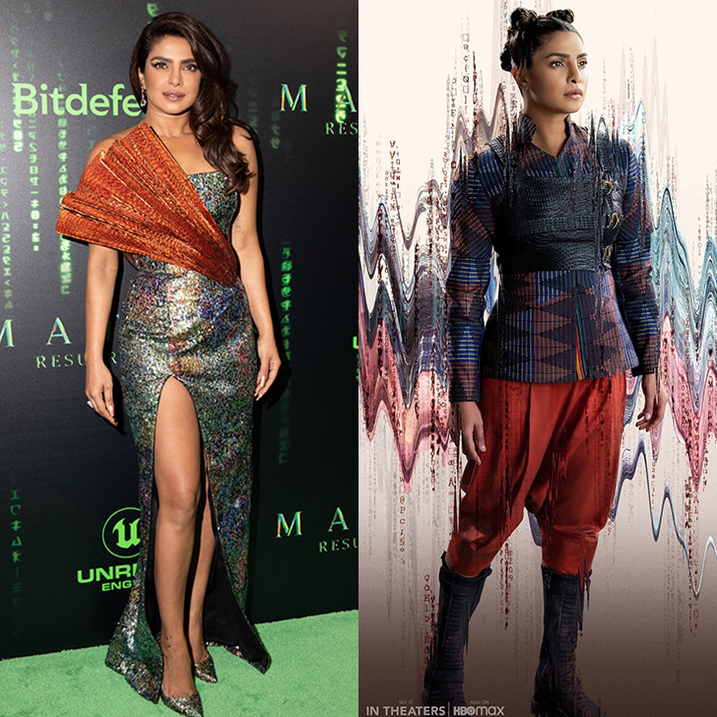 Priyanka Chopra's The Matrix Dress Is For Her Character Sati | PS Fashion